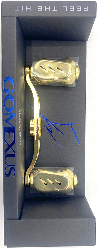 GOMEXUS FULL GOLD 85MM HANDLE 22MM TITANIUM KNOB 7X4MM